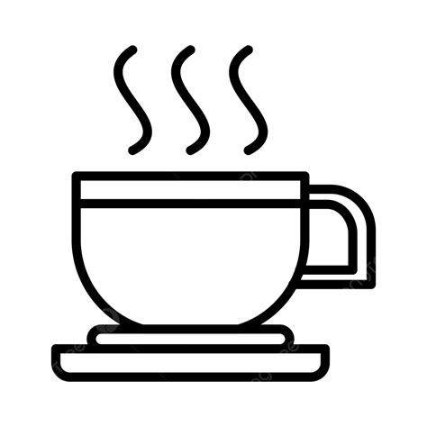 커피 라인 아이콘 벡터 가을 커피 컵 Png 일러스트 및 벡터 에 대한 무료 다운로드 Pngtree