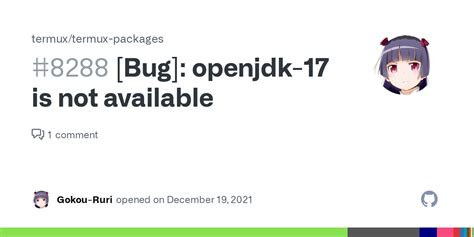Bug Openjdk 17 Is Not Available · Issue 8288 · Termuxtermux