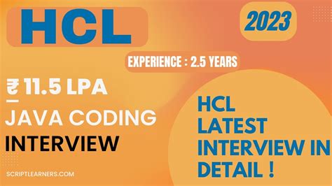 Hcl Coding Interview 2023 Most Important Java Coding Interview Questions 2023 Ctc 115 Lpa