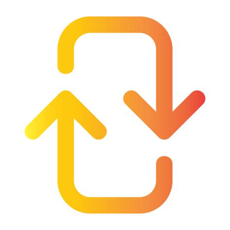 Loop Arrow Generic Gradient Outline Icon