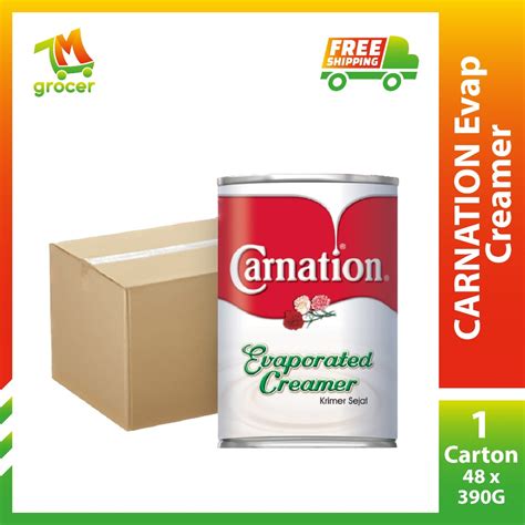 Carnation Evap Creamer 390gx48 Shopee Malaysia