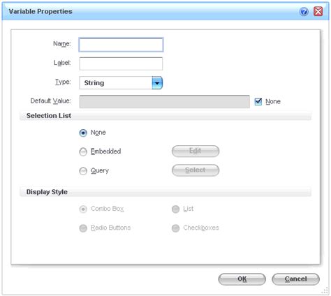 Defining Dashboard Variables For Report Creation Inetsoft Technology