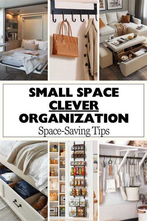 17 Small Space Clever Organization Storage Solutions Artofit