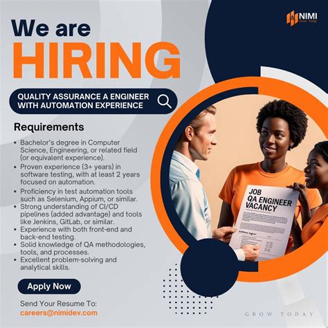Nimi On Linkedin We Are Hiring A Qa Engineer With Automation