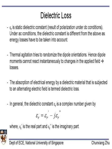 2 Dielectric Loss Dielectric Electrical Breakdown