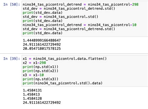 Instability When Calculating Standard Deviation Issue Pydata Xarray GitHub