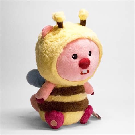 Peluche Loopy Bee Castor Calicó