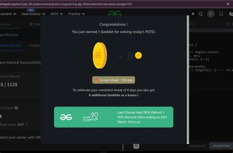 Gfg160 Geeksforgeeks Problemoftheday Codingchallenge Learningjourney Vivek Kumar