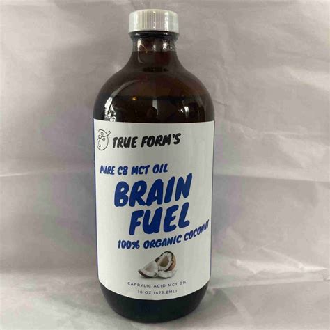 Brain Fuel Pure C8 Mct Oil True Form Life