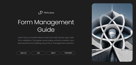 React Hook Form Zod Better Form Management