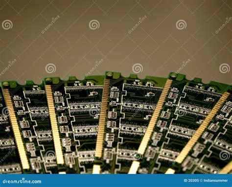Computer Memory Modules IV Stock Image Image Of Megabite 20305