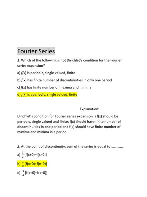 signal pdf fourier series fourier transform