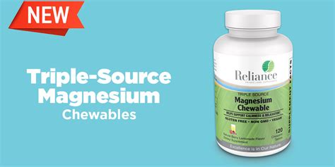 New Product Triple Source Magnesium Chewables Reliance Private