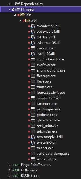 Unable To Build Fingerprints With Ffmpeg On Windows 10 System