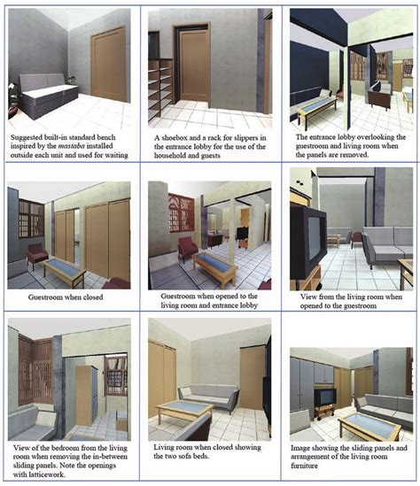 Interior Shots Illustrating Spatial Relations Between The Rooms