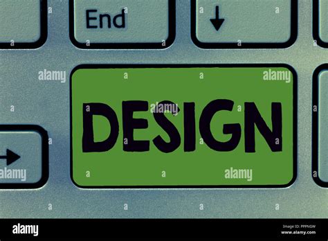 Text Sign Showing Design Conceptual Photo Plan Drawing Produced To Show Look Function Or