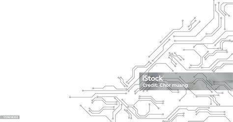 Technology Black Circuit Diagram Concept Stock Illustration Download Image Now Abstract