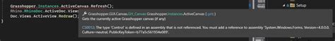 gh component contextmenu windows dependencies grasshopper developer
