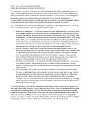 D078 Task 1 Babe ID 001456194 Docx D078 Task1 Western Governors University Written By