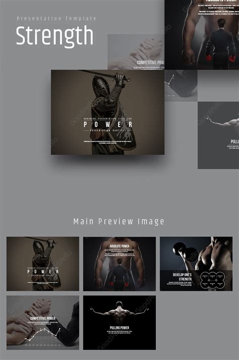 Strength PPT 고퀄리티 프레젠테이션 템플릿 굿펠로