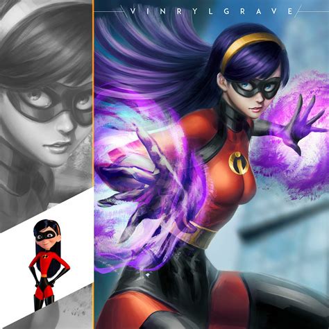 The Incredibles Violet Fan Art By Kevin Tan Incredibles Female