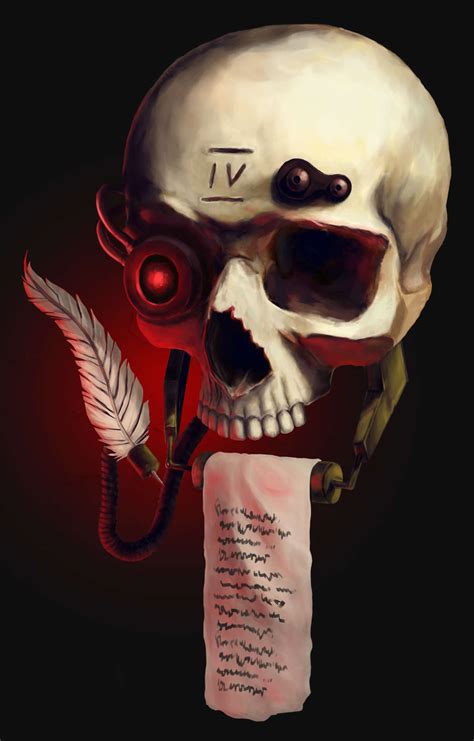 Servo Skull Art By Martyna Kostrzewa 40k Gallery