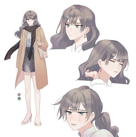 Jjungeet 웹툰용 캐릭터시트