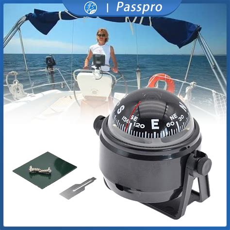 Jual Kompas Kapal Perahu Laut Marine Compass Untuk Sea Correction Navigasi Hitam Shopee Indonesia
