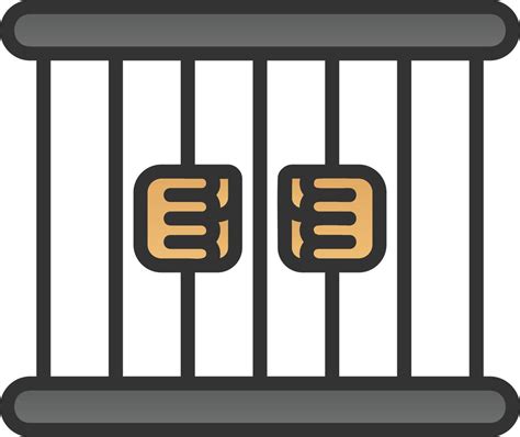 Jail Vector Icon Design 16497582 Vector Art At Vecteezy