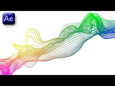 After Effect Tutorial - Simple Abstract Line Animation - No Plugins - YouTube
