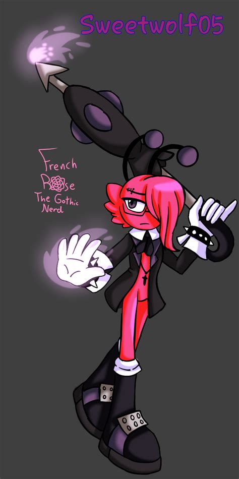Spark Tej French Rose The Gothic Nerd Oc By Sweetwolf05 On Deviantart