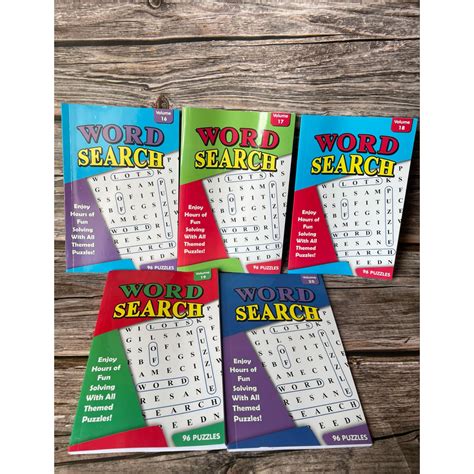 Jlt Word Search Interesting Teens Adult Cross Word Puzzle Book Shopee