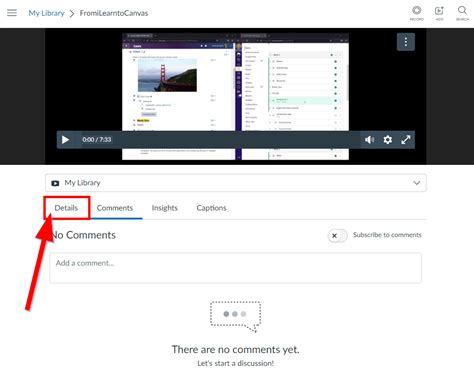 Uploading A New Video To Canvas Studio Academic Technology Help Center