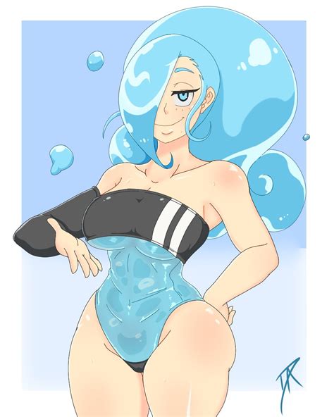 Rule 34 Dalley Le Alpha Female Female Only Gris Swimsuit Hair Over