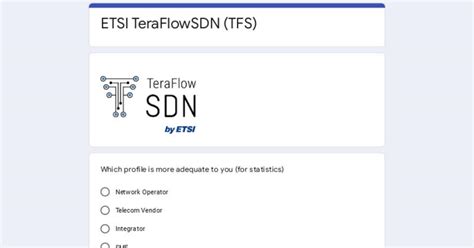 Diego Marí Moretón On Linkedin Etsi Teraflowsdn Tfs