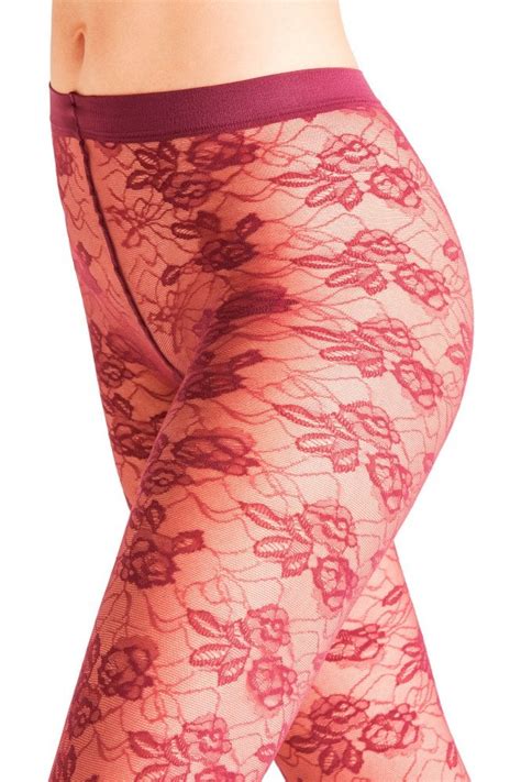 Falke Rose Drama Floral Patterned Tights Leglicious