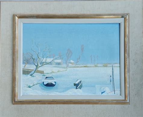 Dirk Smorenberg 1883 1960 Loosdrechtse Plassen In De Winter Catawiki