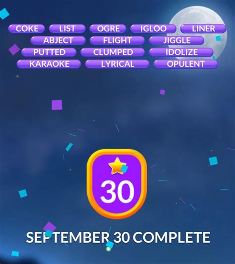 Word Stacks September 30 2023 Daily Puzzle Answers