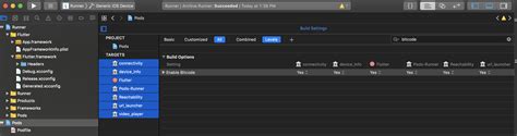 Creating An Ios Bitcode Enabled App · Flutterflutter Wiki · Github