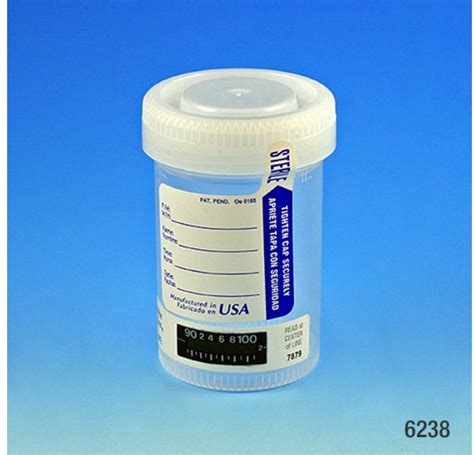 Drug Testing Containers With Temperature Strip Klm Bio Scientific