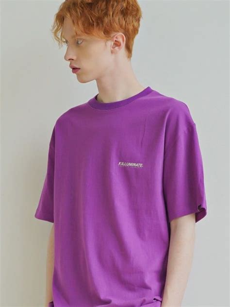 Unisex Hawaii Tree Round Tee Purple 옷 남자 스타일 사람