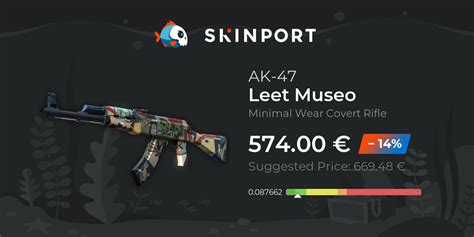 Ak 47 Leet Museo Minimal Wear Counter Strike 2 Skinport