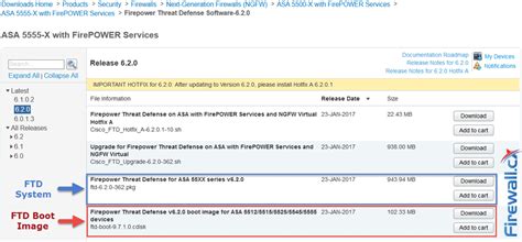 Cisco Asa Firepower Threat Defense Ftd Download And Installationsetup Asa 5500 X Ftd