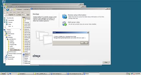 xenapp 6 5 installation troubleshooting