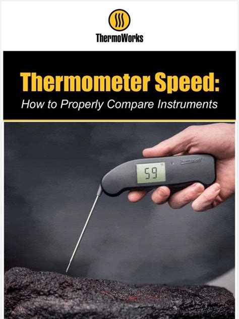 Thermoworks How To Properly Compare Thermometers Speed Milled