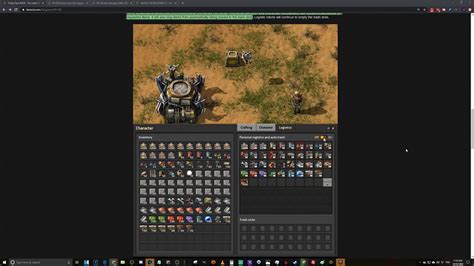 Factorio Friday Facts 338 The Real Character Gui Youtube