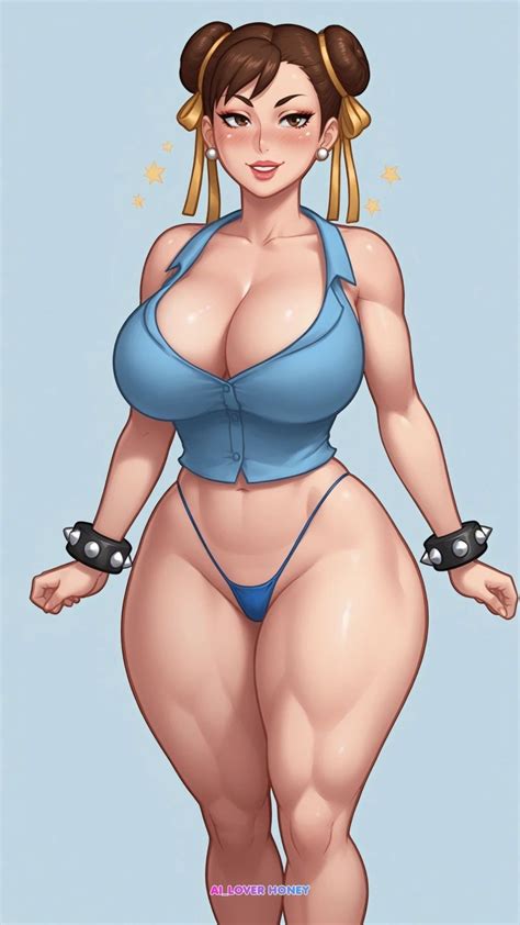 Rule 34 Ai Generated Ai Loverhoney Blue Clothing Chun Li Large