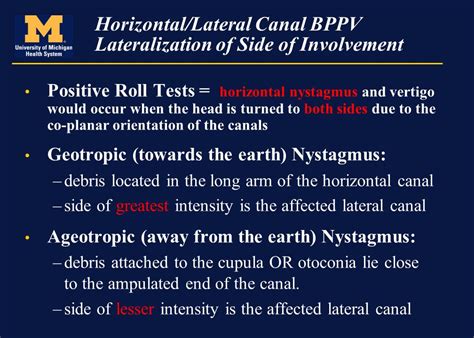 Bppv Benign Paroxysmal Positional Vertigo By Wendy Carender Pt Ncs Ppt Download