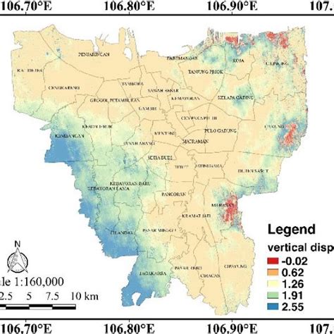 Land Subsidence Rate M In Jakarta With A 24 Days Baseline Of Sar