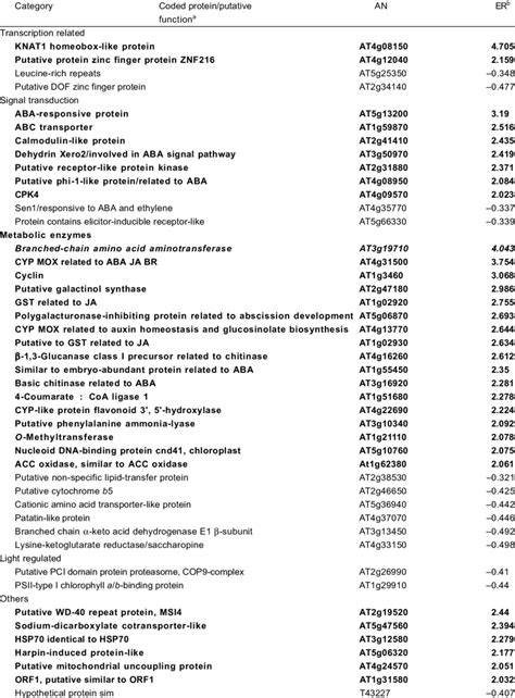 Differentially Expressed Genes Identified By Microarray Analysis Download Scientific Diagram